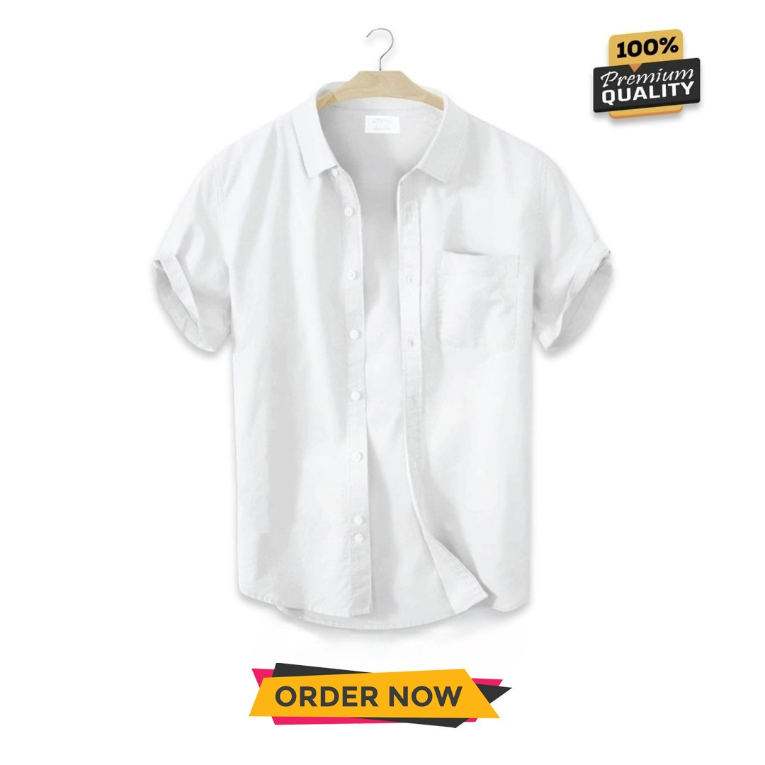 Solid Color Half Sleeve Shirt || 1268